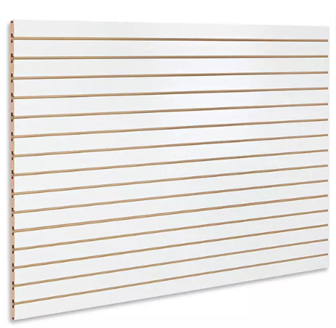 Slatwall Display Panel (8’ x 4’) – Slat Panel Wall